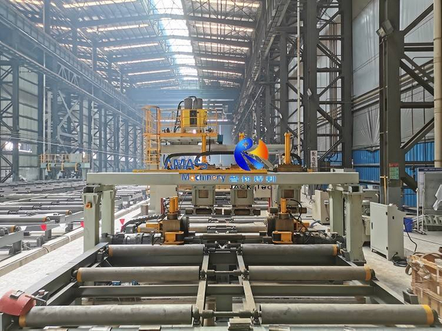 H beam Assembly Weld Straighten Integral Machine , Beam End Face ...